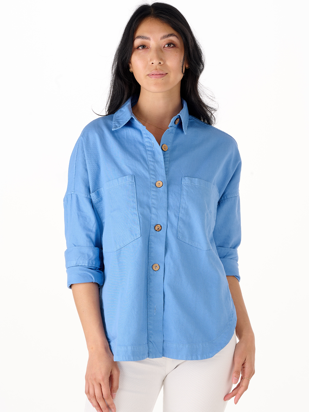 The Classic Blue Denim Shirt – Bianco Jeans